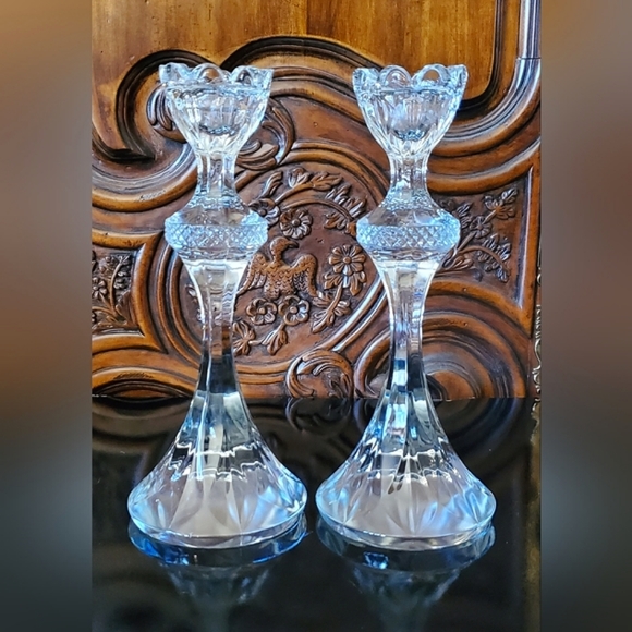 Mikasa | Accents | Host Pick Pair Heavy Lead Crystal Sparkling ...